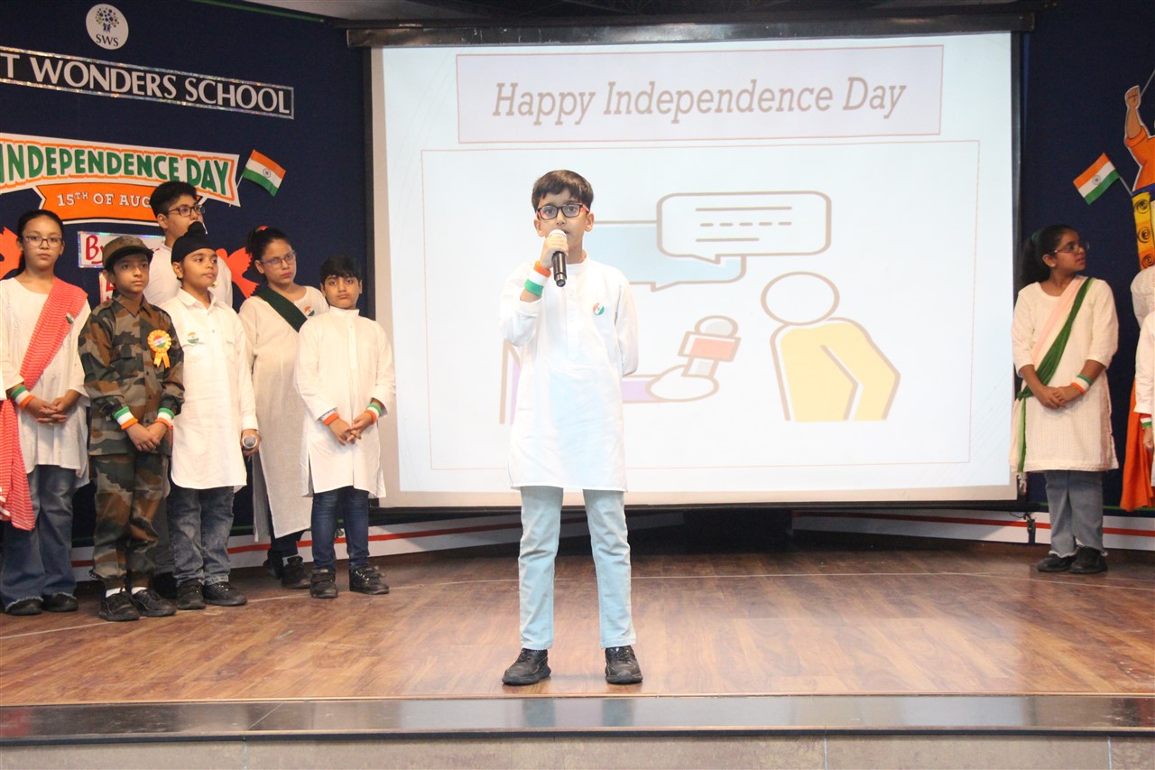 PY Assembly on Independence Day – Smart Wonders School